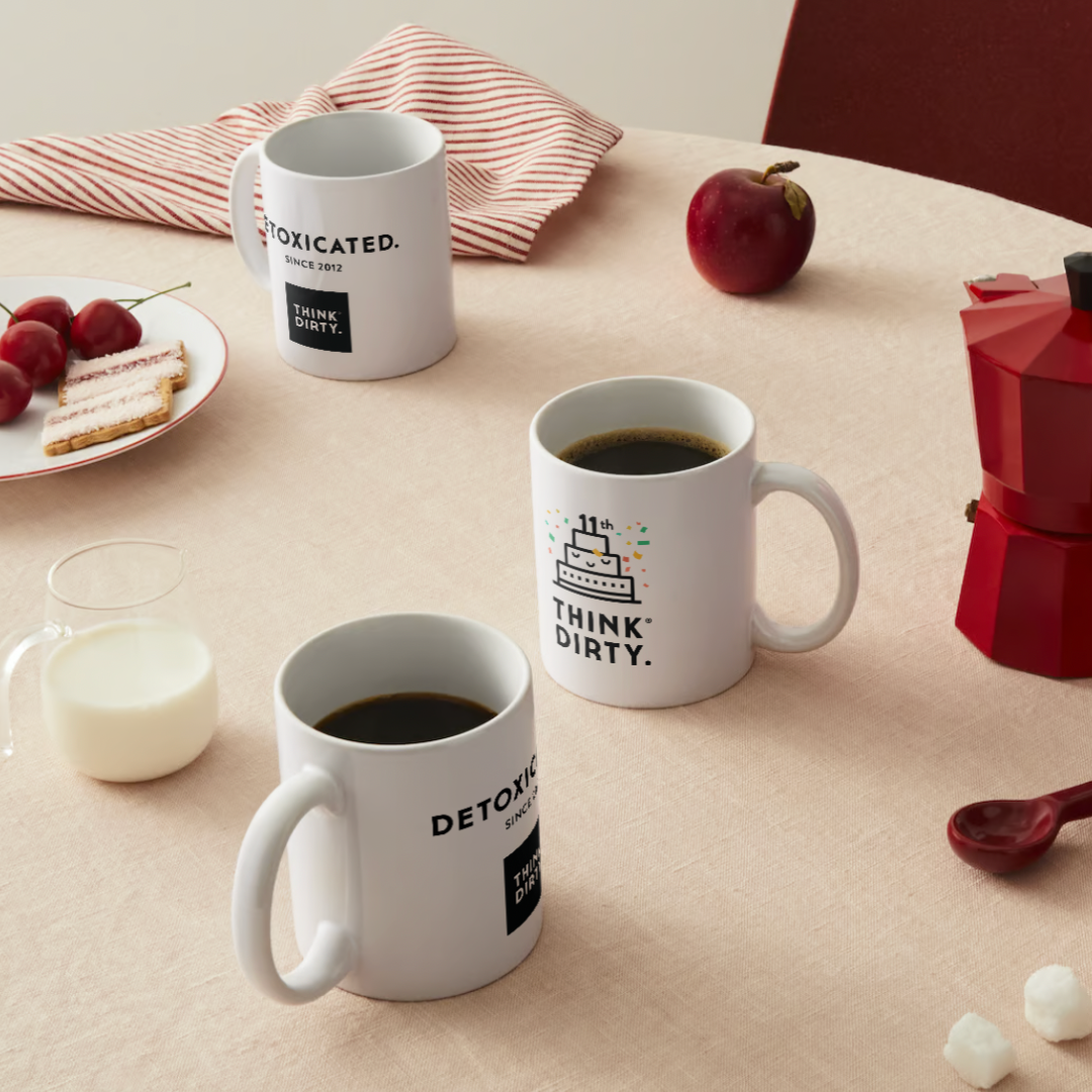 Think Dirty Anniversary Mug – Think Dirty Clean Beautique
