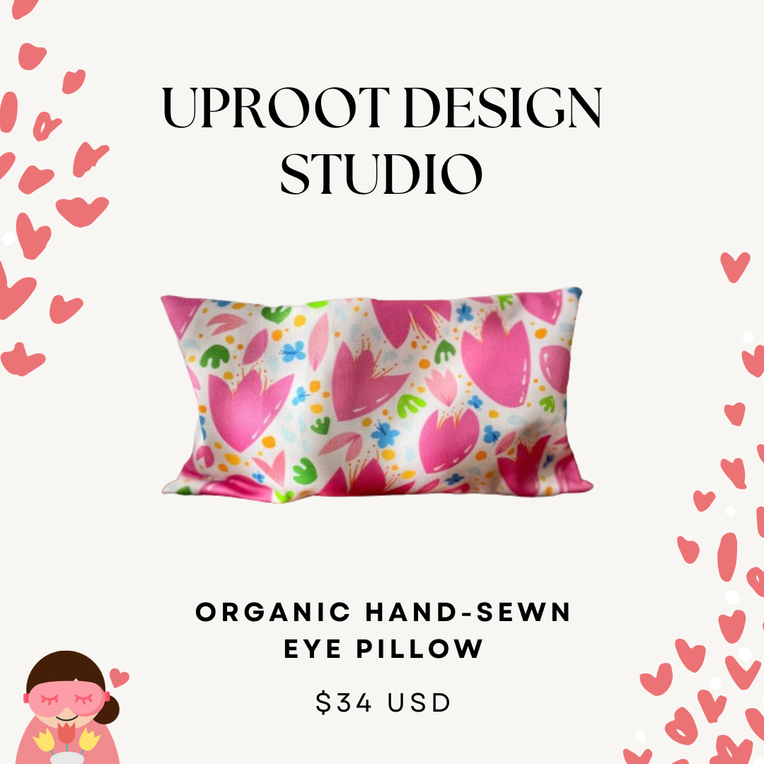 UpRoot Design Studio - Organic Hand-Sewn Eye Pillow – Think Dirty Clean ...